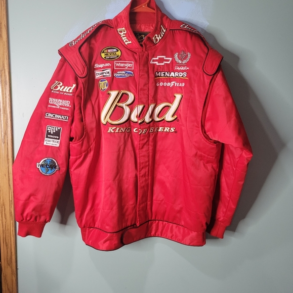 Vintage | Jackets & Coats | Vintage Budweiser Nascar Chase Authentics ...